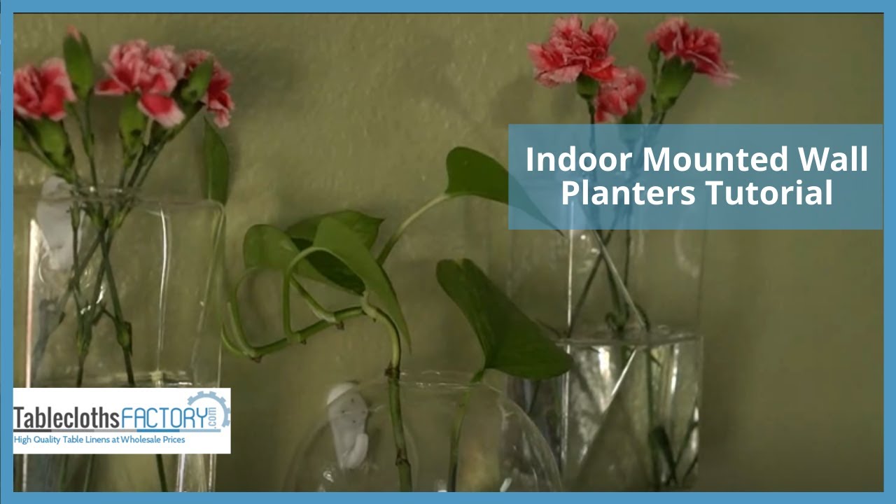 Indoor Mounted Wall Planters Tutorial | DIY Home Décor ...
