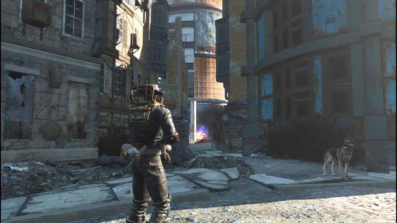 Fallout 4 exploring Back Bay - YouTube