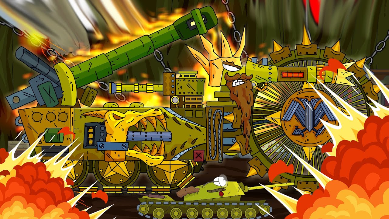 Carro tanque infantil. 30 minutos Dibujos animados sobre tanques ...