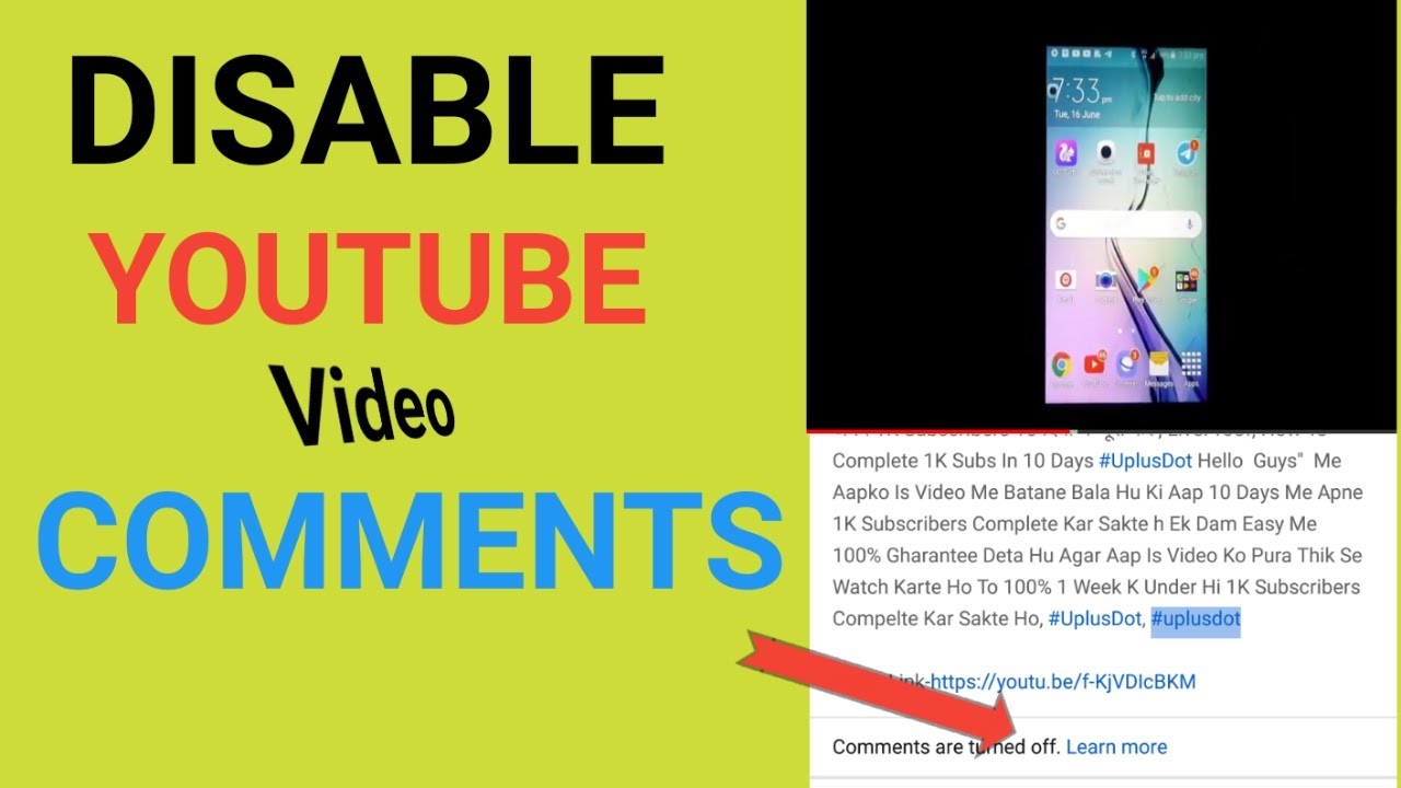 HOW TO DISABLE COMMENTS ON YOUTUBE VIDEOS 2020 (OFF COMMENTS) YOUTUBE ...