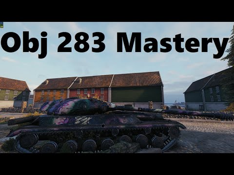 World of Tanks | Obj 283 Mastery - Fjords - YouTube