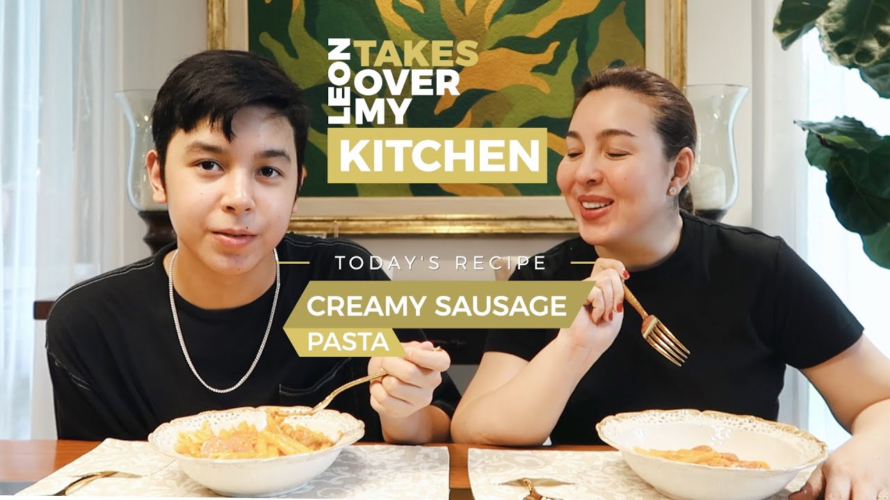 LEON COOKS CREAMY SAUSAGE PASTA WITH ME | Marjorie Barretto - YouTube
