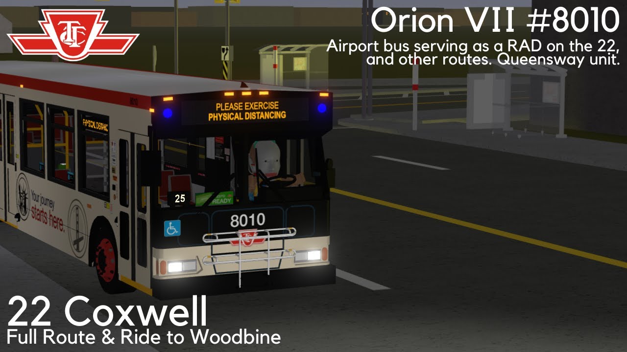 Roblox | Toronto Transit Commission 8010 on the 22 Coxwell - YouTube