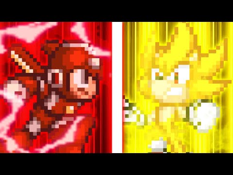 Sonic vs Mega Man | Collab Sprite Animation - YouTube