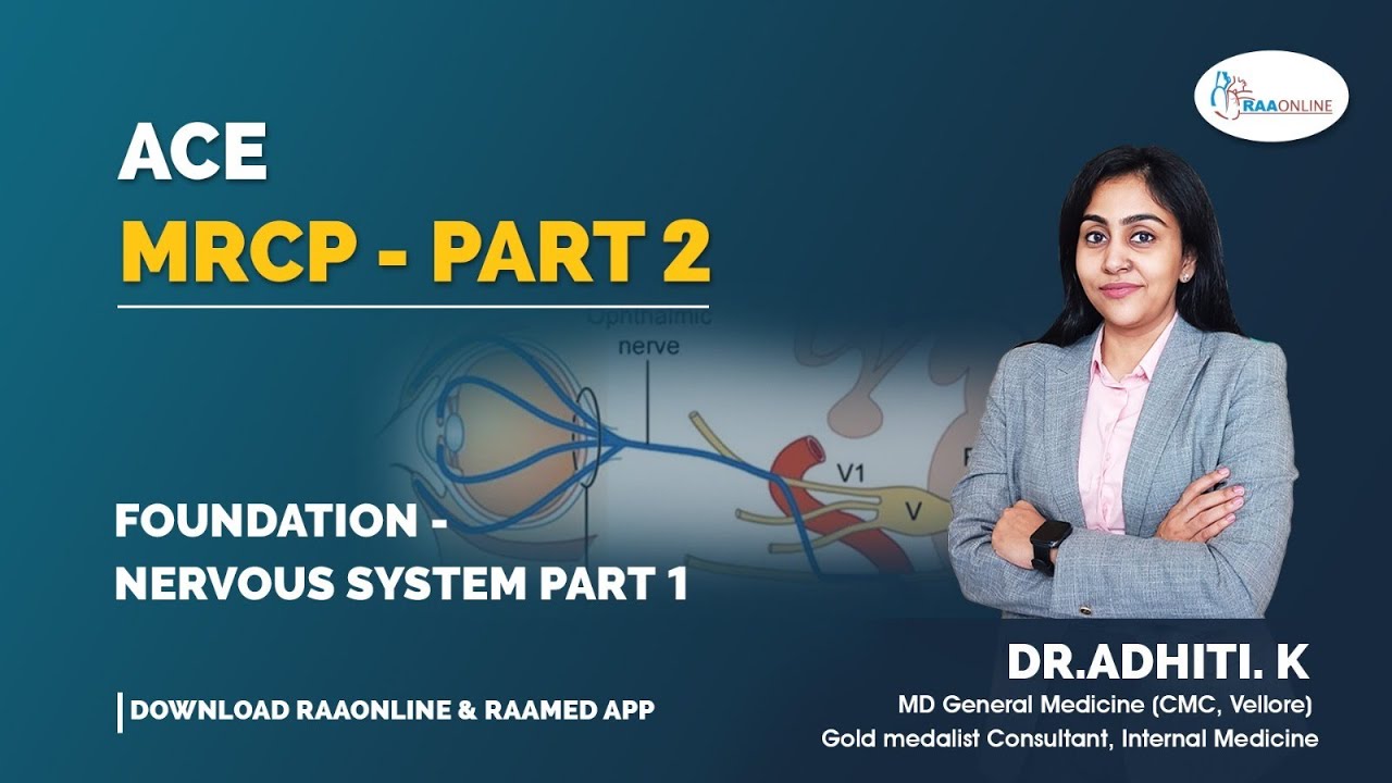 MRCP 2 Foundation - Nervous System Part 1 | Raaonline #mrcp # ...