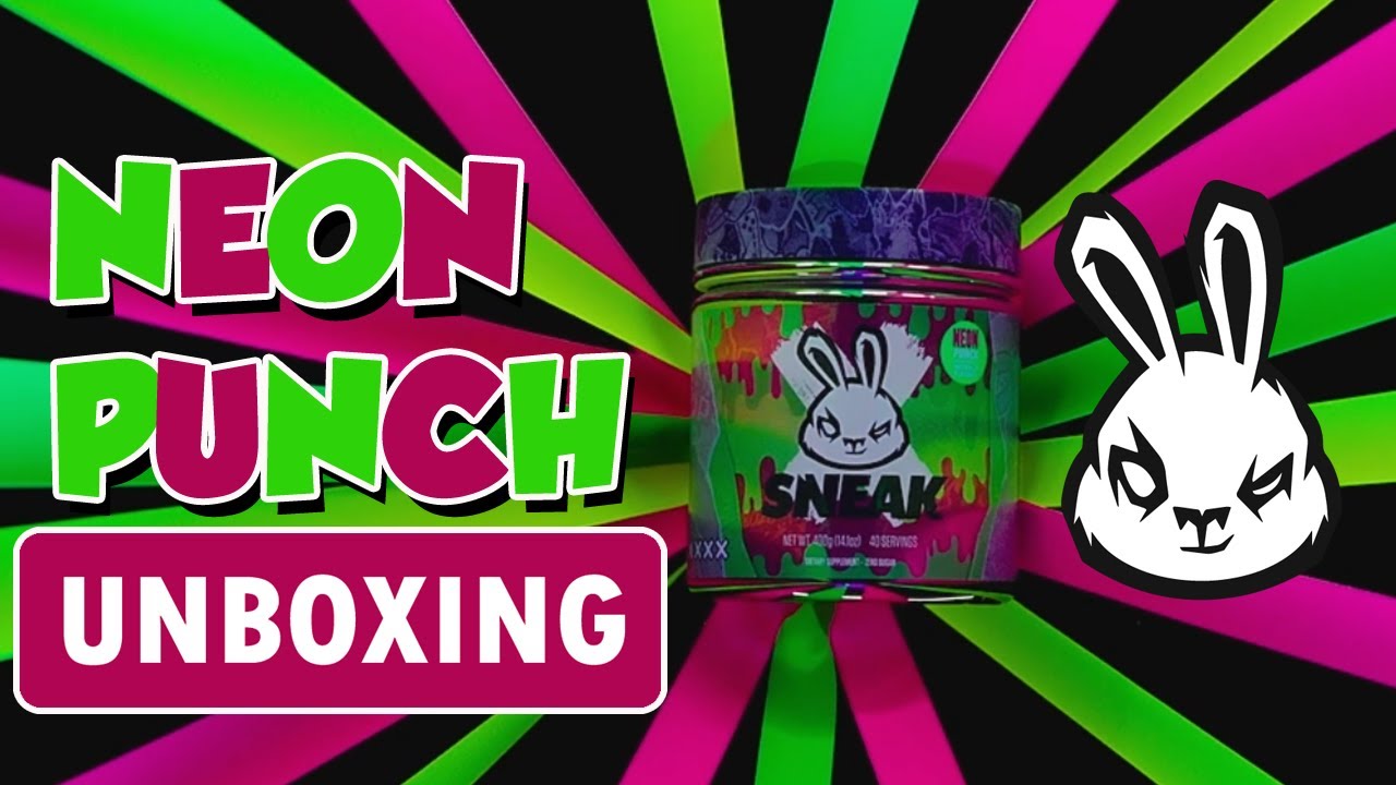 Sneak Energy's NEON PUNCH UNBOXING and Tasting - YouTube
