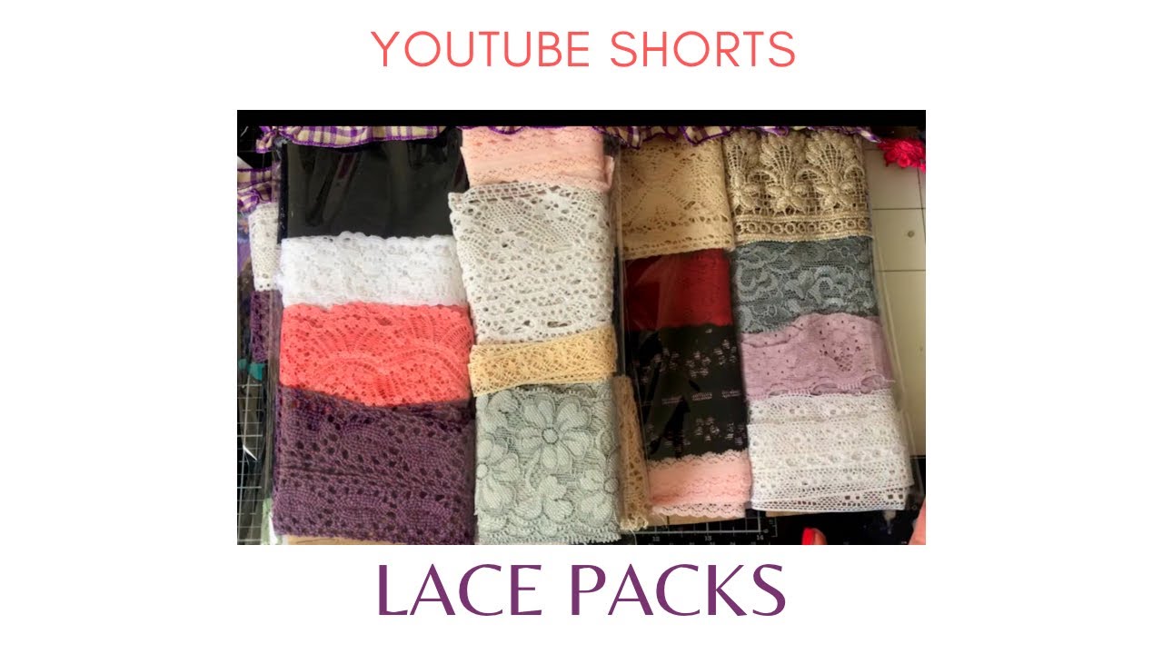 Lace Packs For Sale in My Etsy #Shorts - YouTube