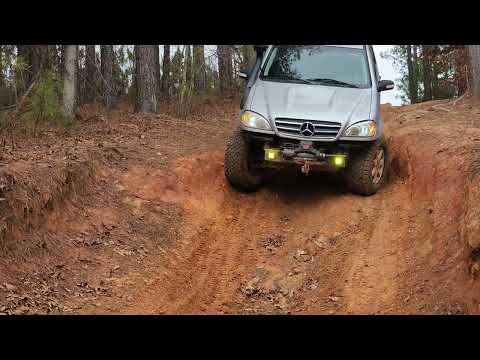 Mercedes Benz ML 35s off road down hill - YouTube