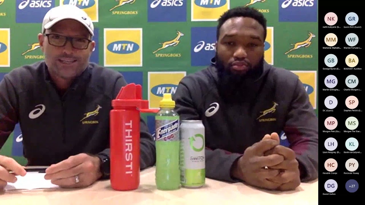 Springbok team Announcement vs England - YouTube