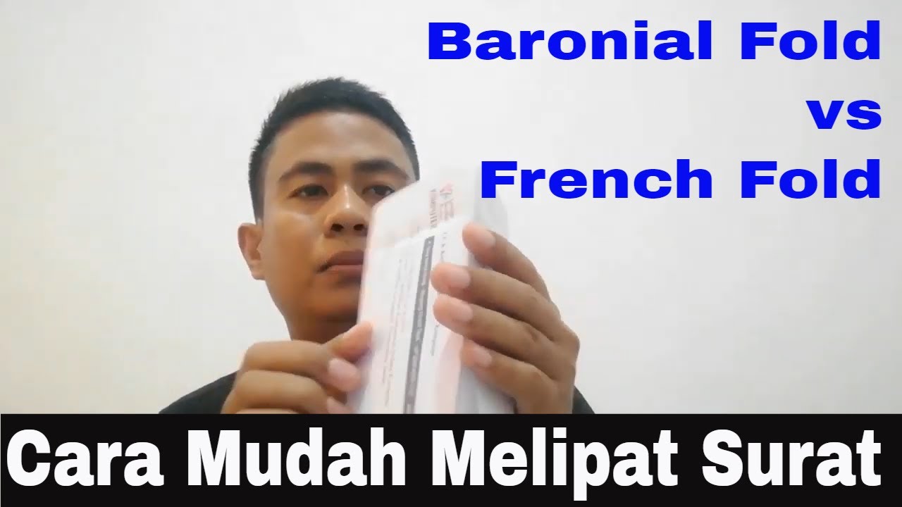 Jenis Lipatan Surat Model Perancis & Model Baron Dan Cara Melipatnya ...