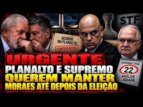 PARA SALVAR MORAES, LULA ARRISCA SUA ELEIÇAO! Xeque mate é inevitável.
