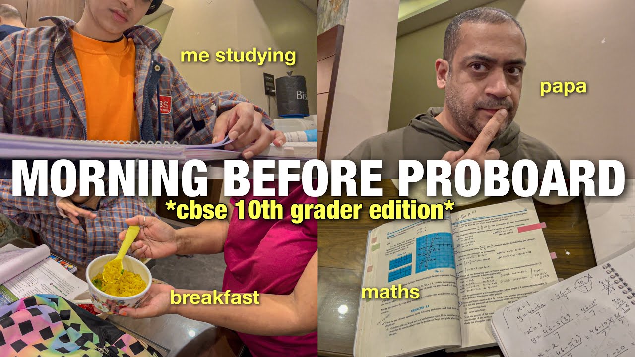 A Morning Before my Preboard *CBSE CLASS 10* | Dia Gautam - YouTube