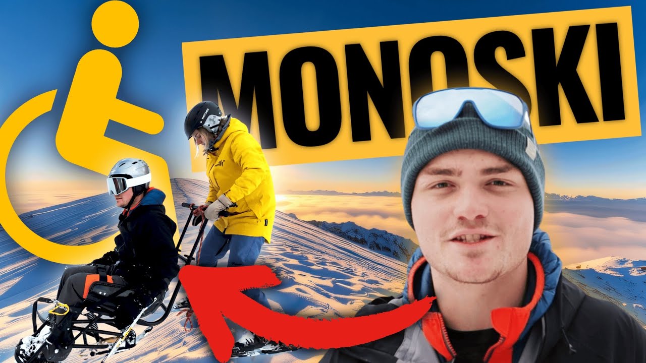 Zkusil jsem si lyžování na vozíčku ♿️ | Monoski - YouTube