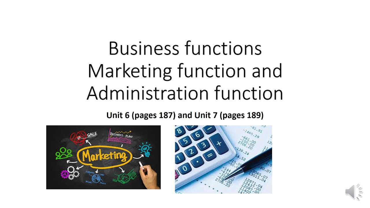 Business Functions lesson 3 video - YouTube
