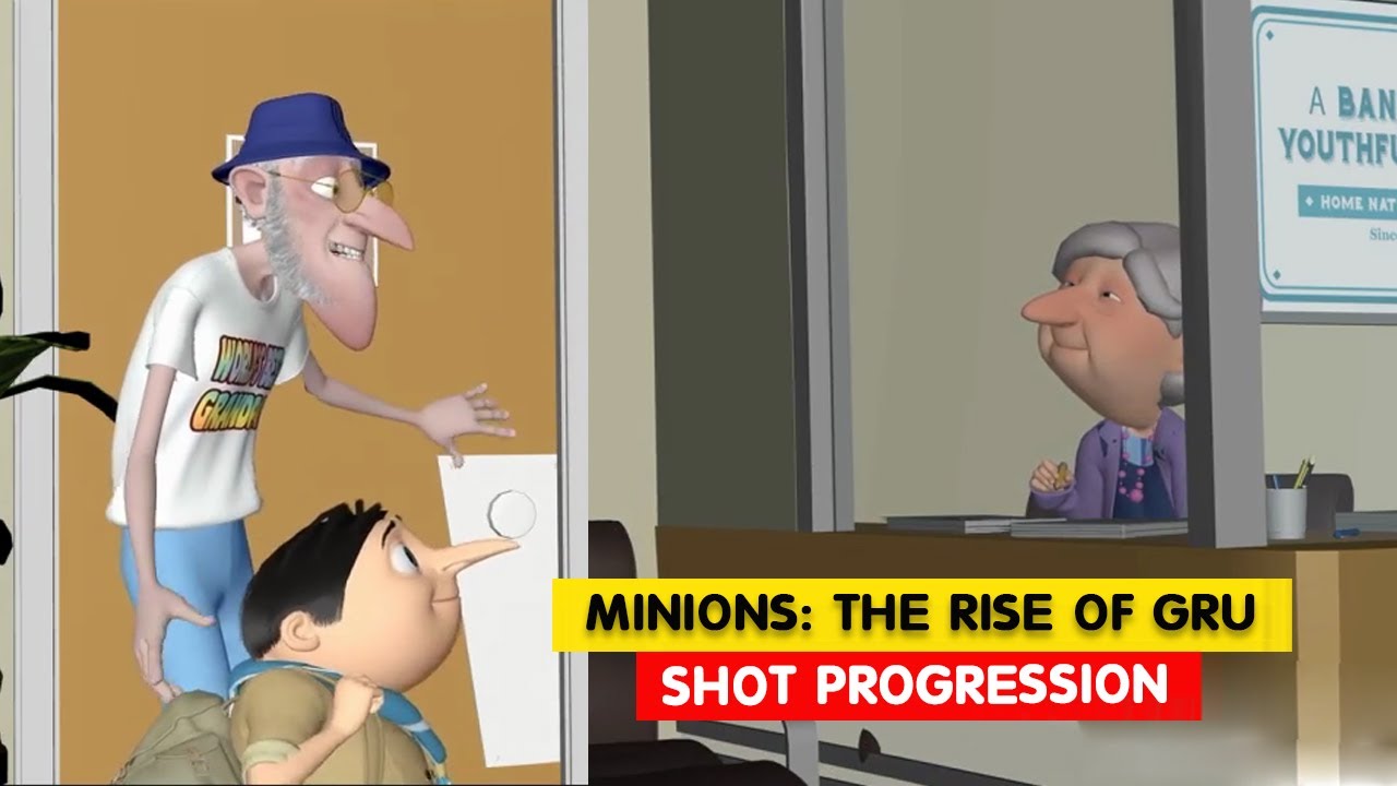 Minions - The Rise of Gru Shot Progression | Animation Breakdowns | 3D ...