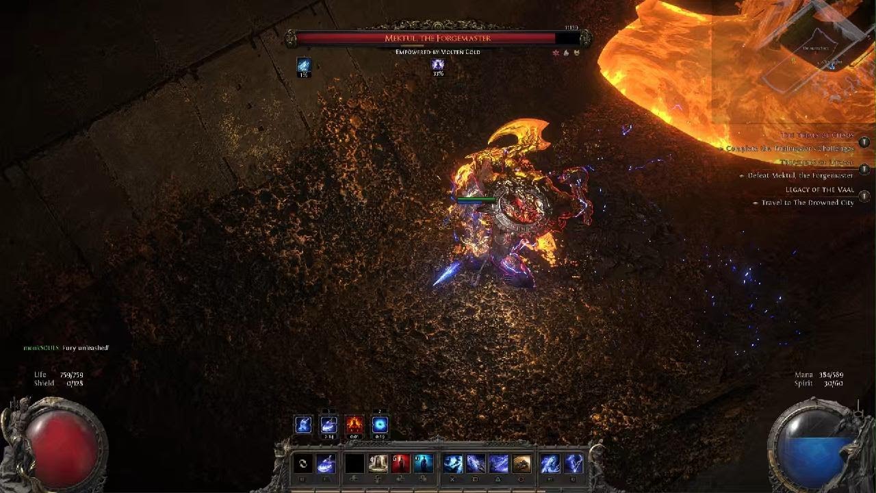 Path of Exile 2 The forgemaster meets Lightning Monk - YouTube