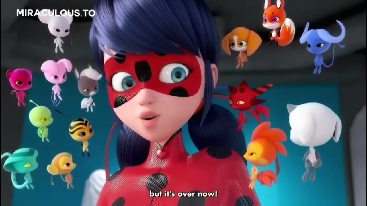 Miraculous Ladybug Ladybug gets the Kwami's Back - YouTube
