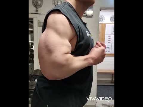 50cm arm flex - bodybuilding - YouTube