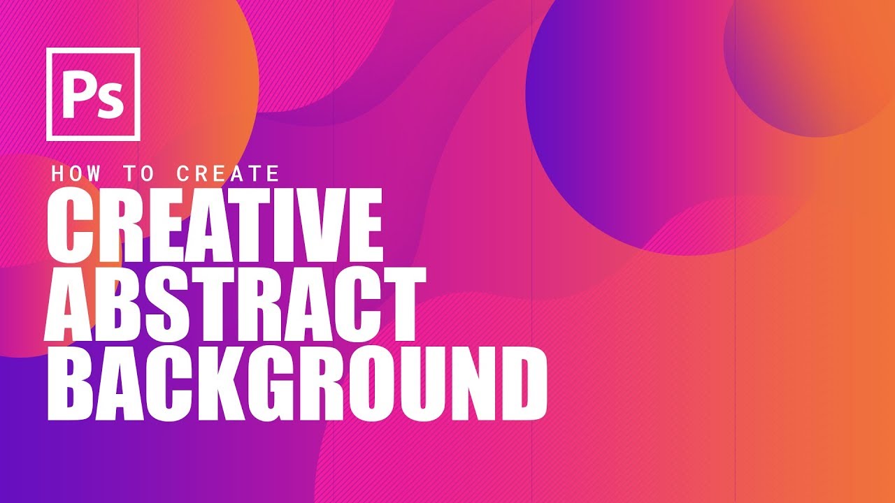 How to Create Creative Abstract Background in Photoshop - YouTube