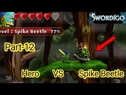 SWORDIGO / HERO VS SPIKE BEETLE🐞 FIGHT / GAMEPLAY PART-12 / MOBILE GAME ...