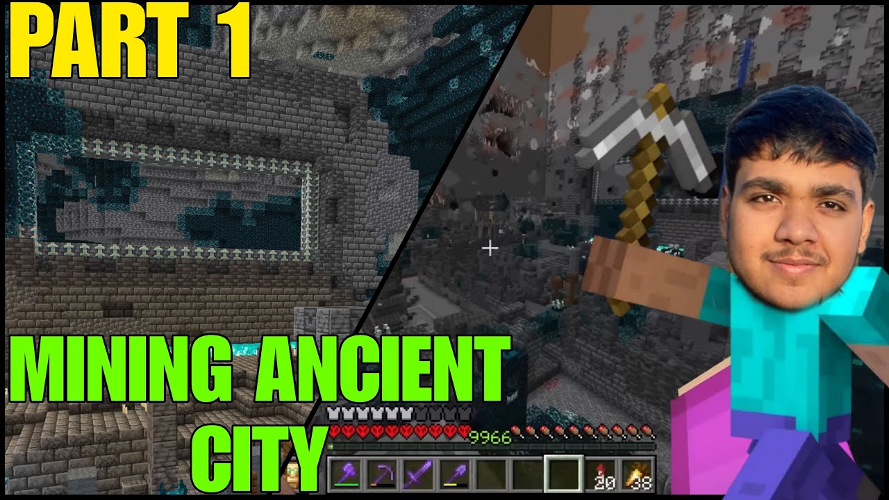 Mining Entire Ancient city | Minecraft - YouTube