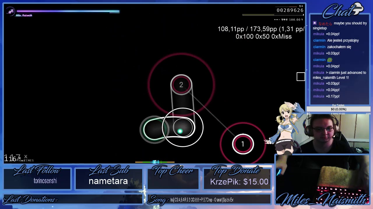 [Osu!] Drop - Granat [Splz's Extra] No mod 100% SS - YouTube
