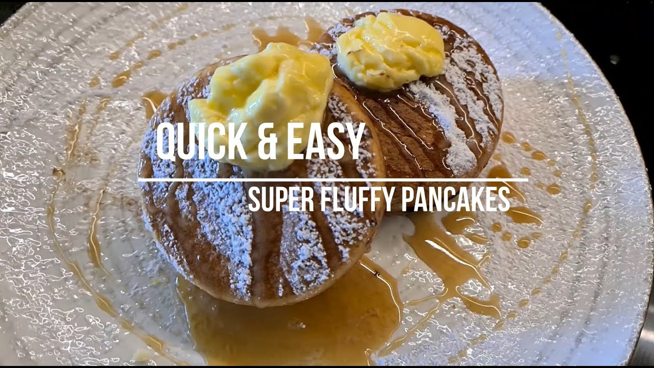 Super Fluffy Pancakes - Quick & Easy for Beginners - YouTube