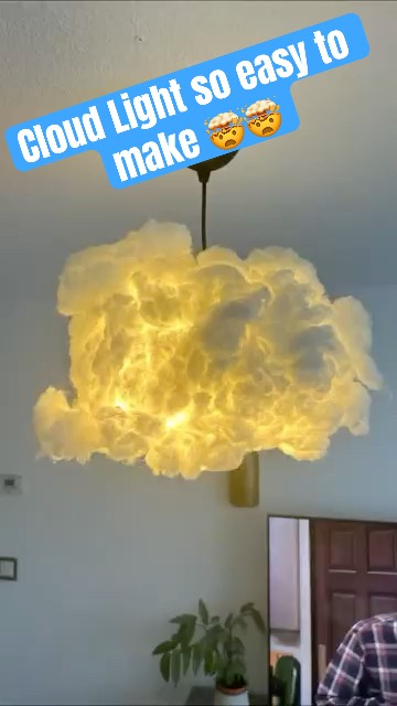DIY Lamp | make your Own Lamp | Cloud Lamp | wolken licht - YouTube