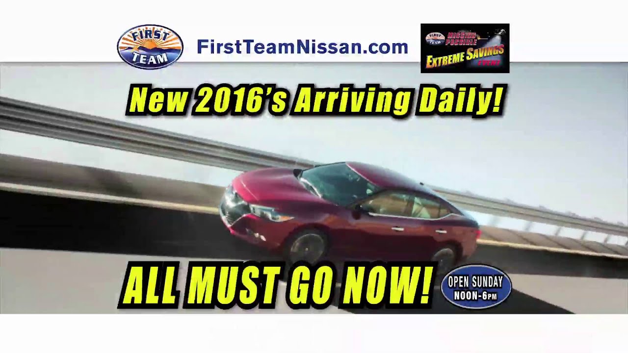 First Team Nissan Mission Possible January Sales Event! - YouTube