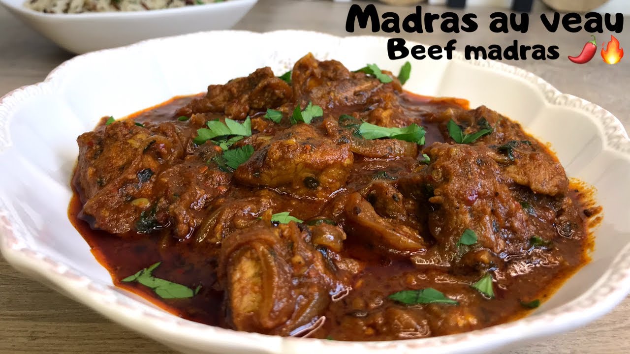 Sauce madras au veau 🇮🇳/ how to make beef madras 🌶🔥 - YouTube