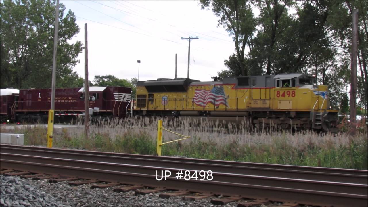 NS Research Train Erie PA 9 28 16 By Jim Gray - YouTube