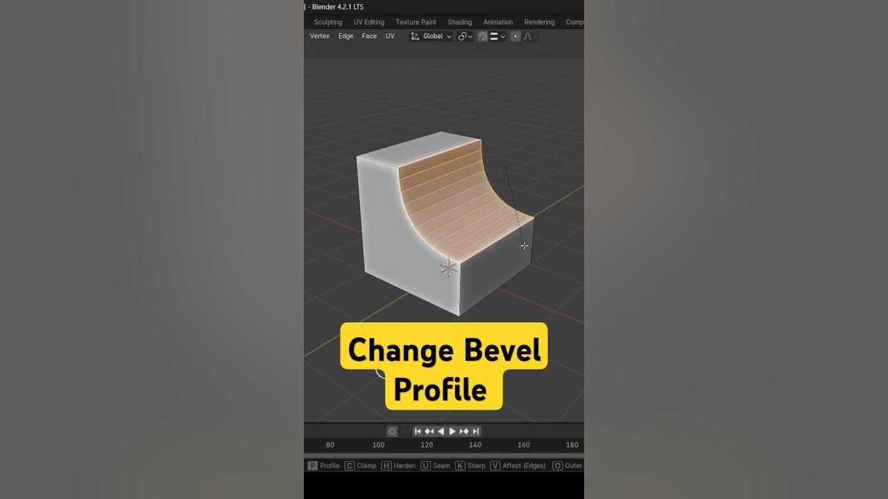 "Quick Tip: Change Bevel Profile in Blender!" - YouTube