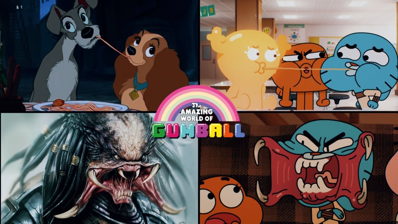 😺🔵110 Referencias en EL INCREÍBLE MUNDO DE GUMBALL (T1,T2,T3) - YouTube