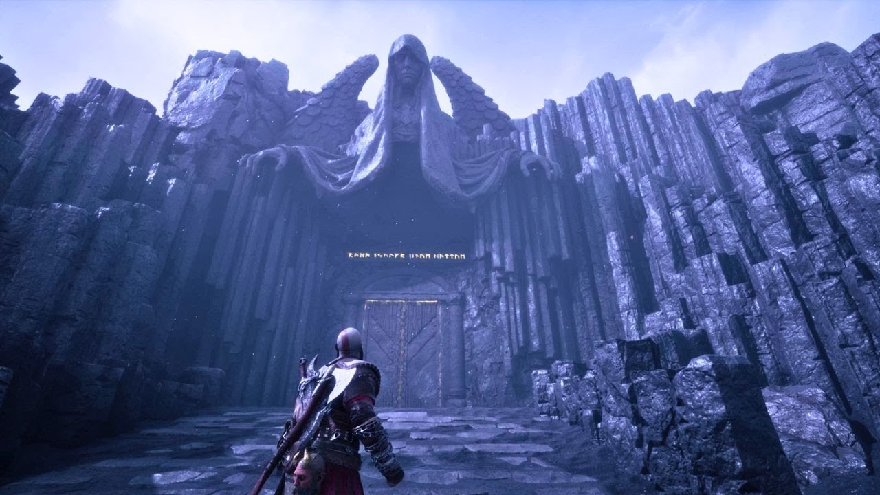 Kratos opens the doors of the vallhalla for the first time | God Of War ...
