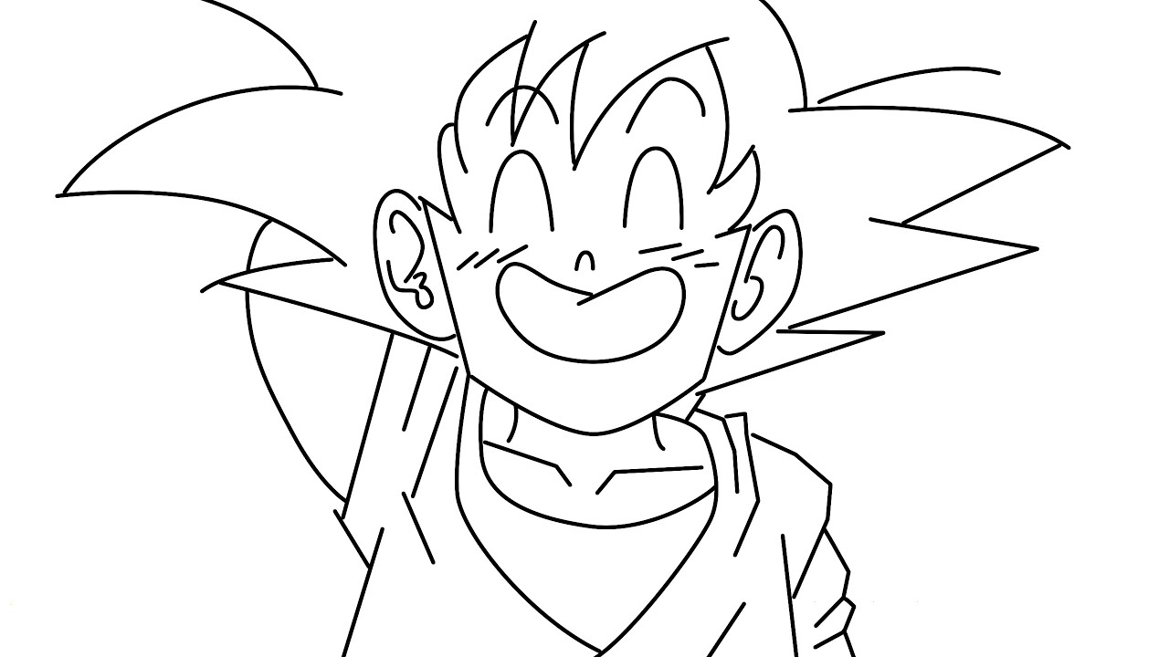 How to draw Gotan step by step for beginners from Dragon Ball - YouTube