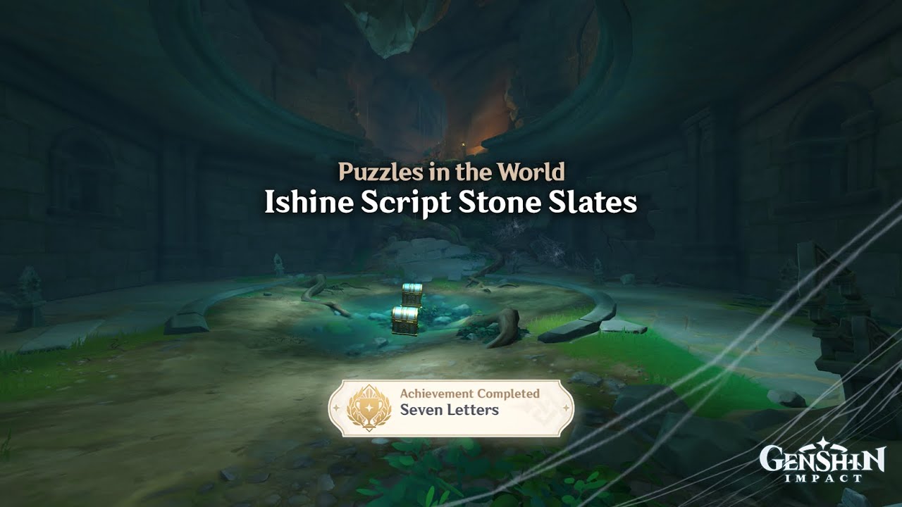 Genshin Impact - Puzzle: Stone Slates (Ishine Script) | Achievement ...