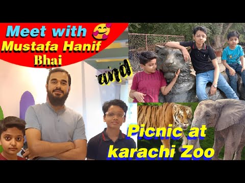 karachi zoo garden 🦘🐆 pe picnic || phir vip popsicle meet with mustafa ...