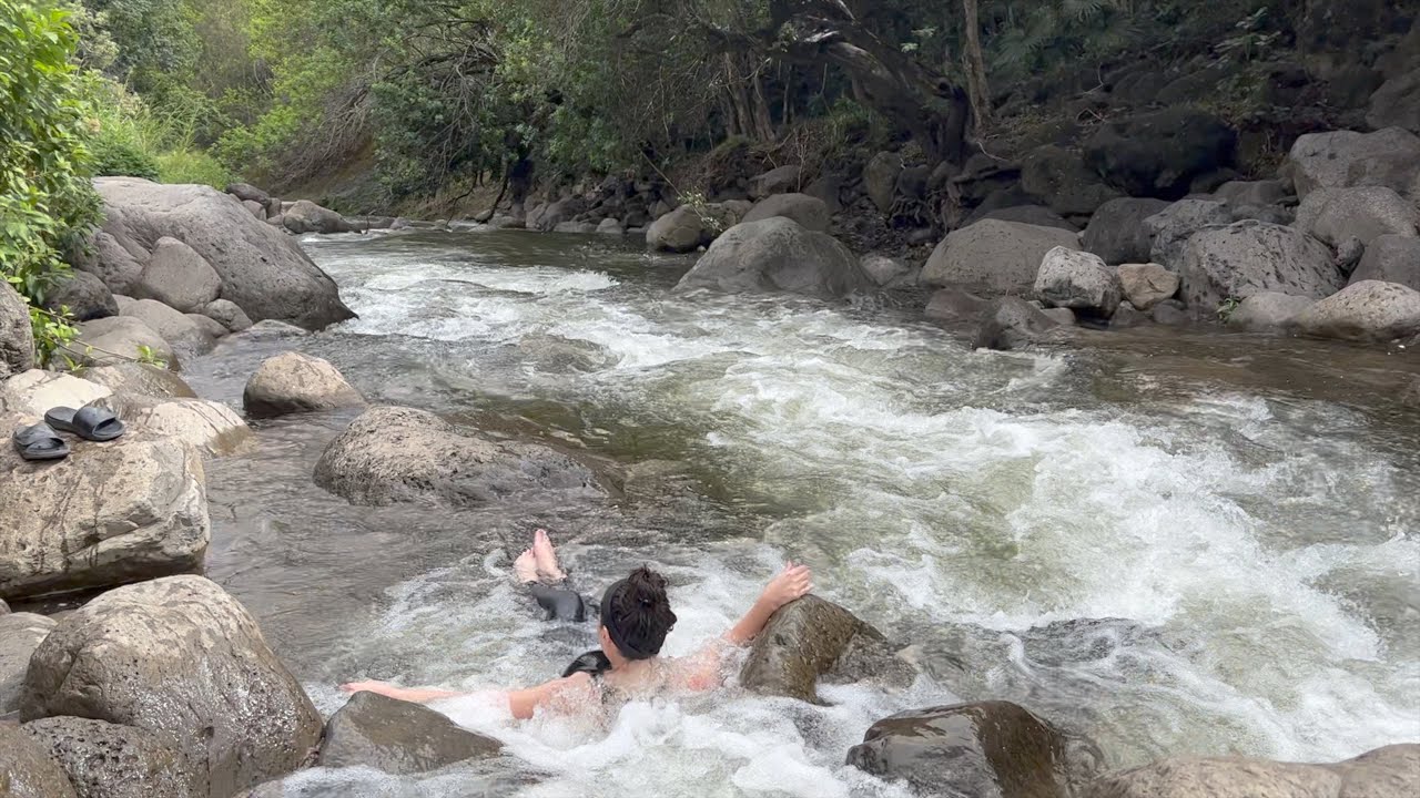 It's the simple moments that make life amazing - Iao stream Maui - YouTube