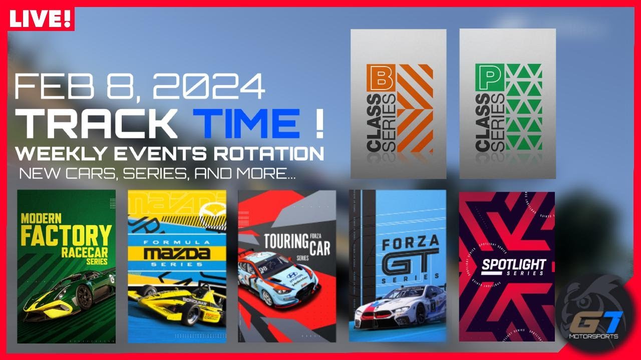 🔴 LIVE - NEW WEEKLY ROTATION [TRACK TIME] | FORZA MOTORSPORT - YouTube