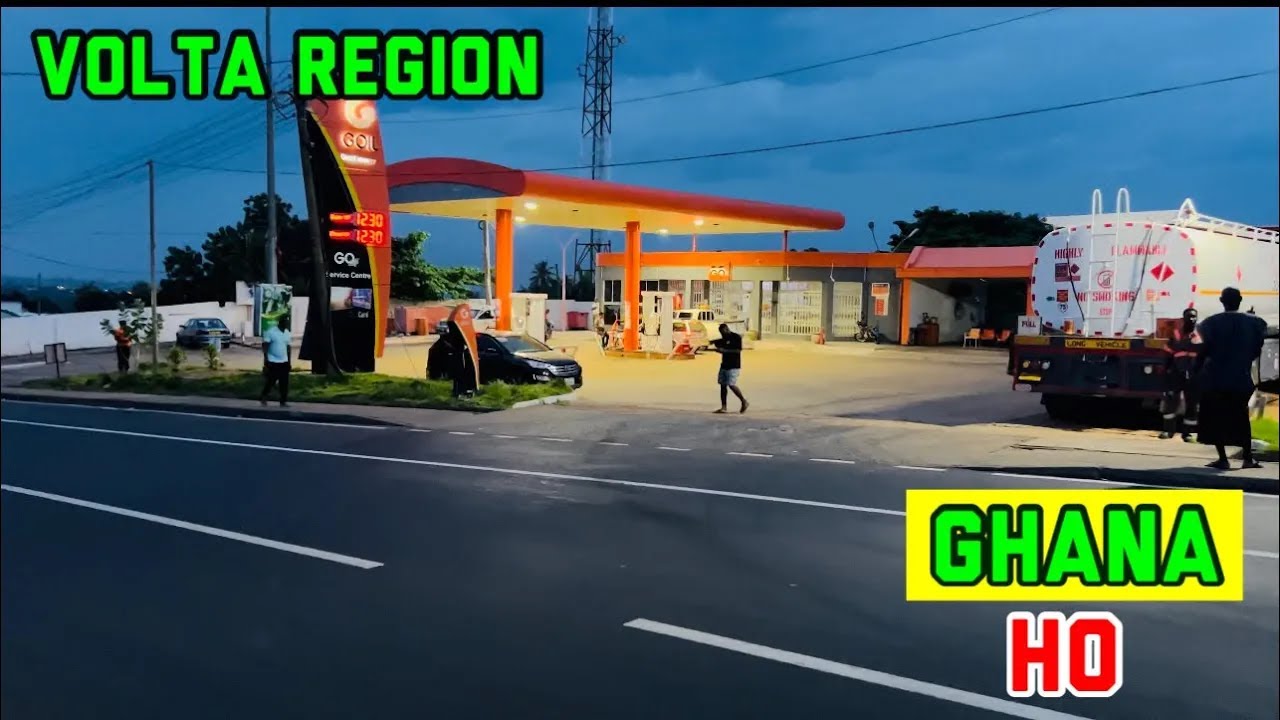 NIGHT IN HO Volta Region of Ghana, WALKING TOUR 2025, AFRICA - YouTube