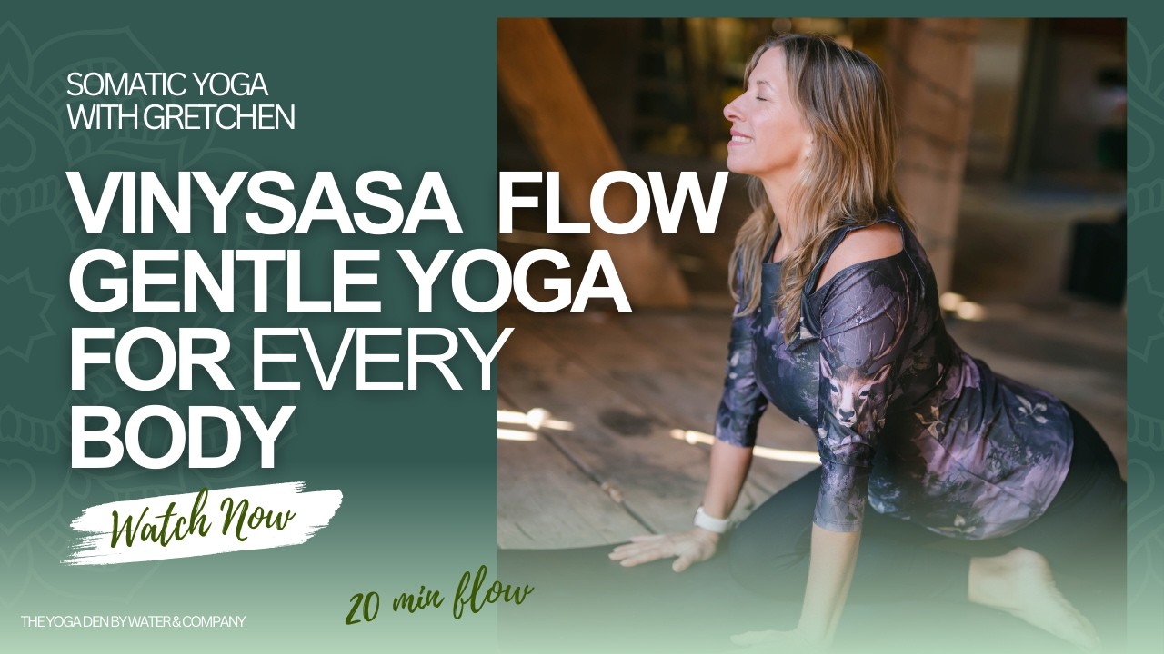 Gentle Vinyasa Flow 60 minute /Almost Winter Playlist Segment 1/3 - YouTube