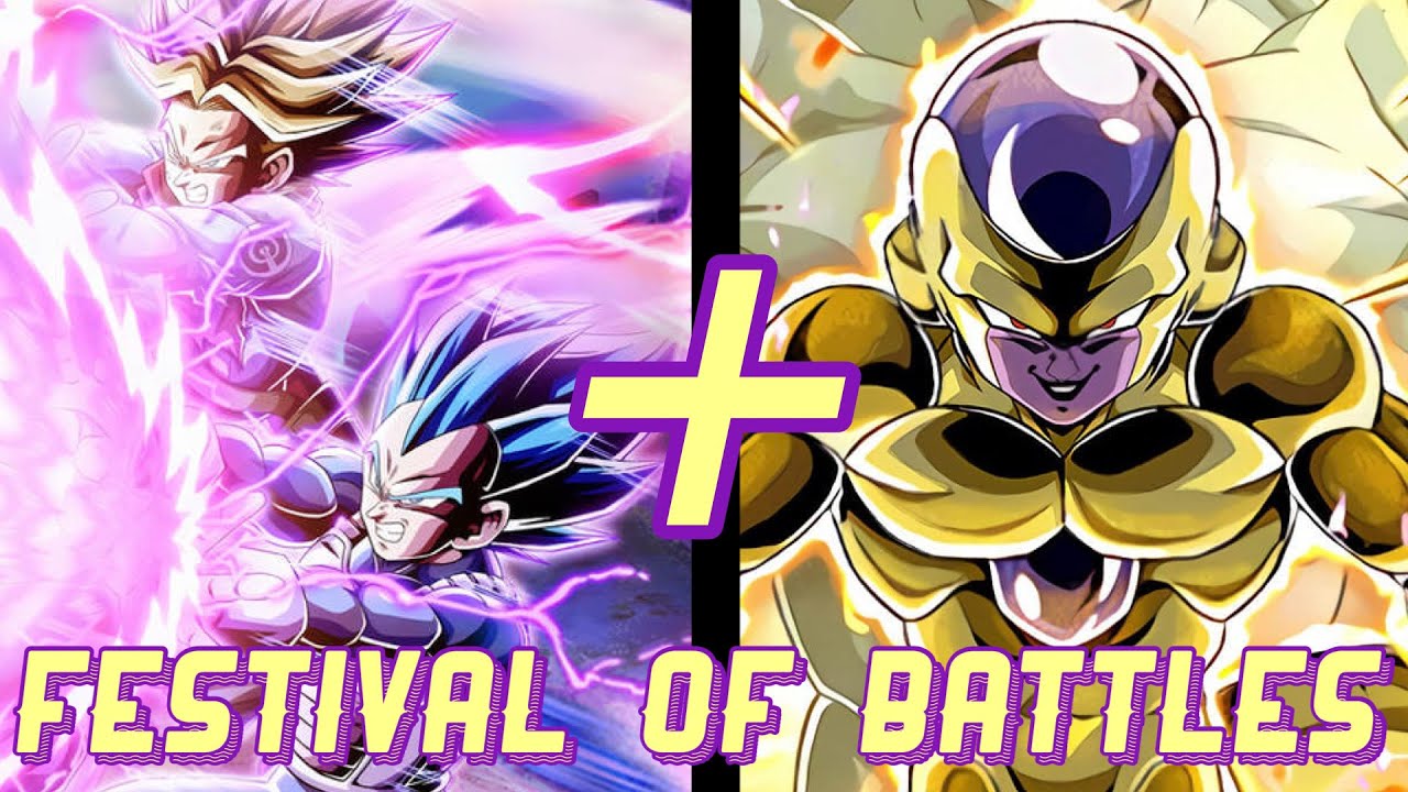 LR TRUNKS & VEGETA + AGL LR GOLDEN FRIEZA IN FESTIVAL OF BATTLES ...