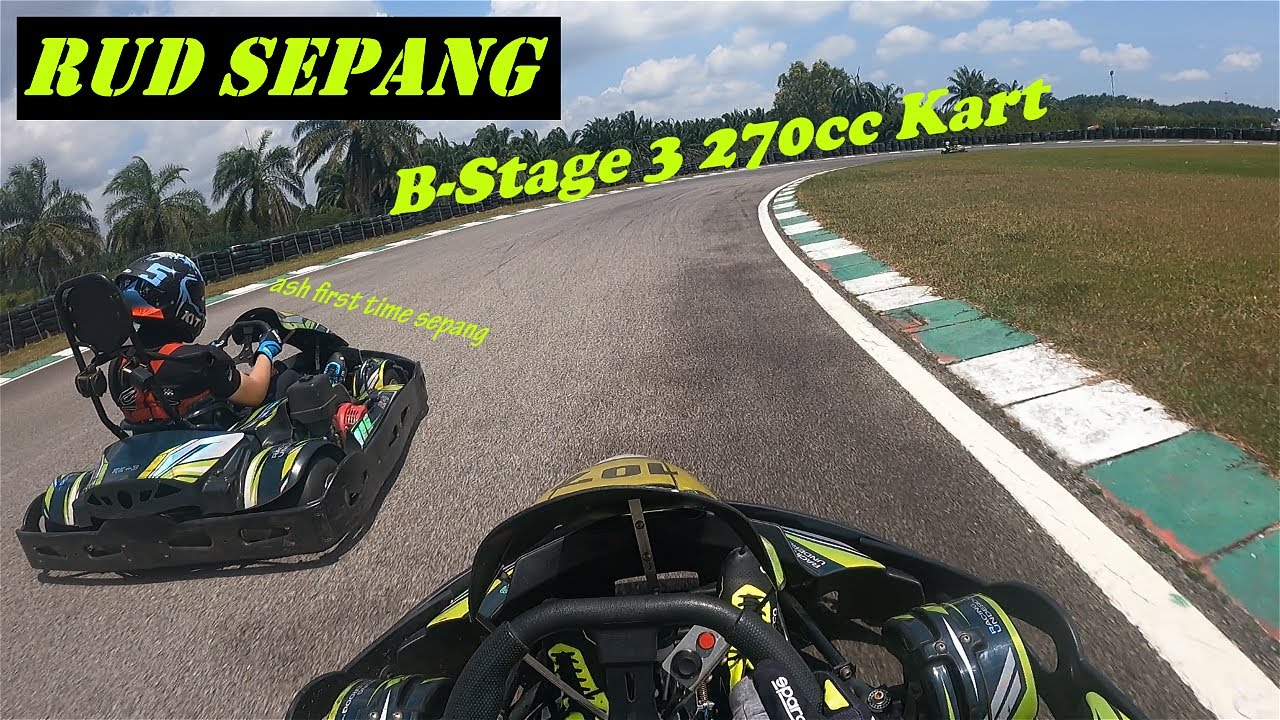 RUD Karting Sepang | 270cc B-Stage 3 Kart | KRD Funkart Practice - YouTube