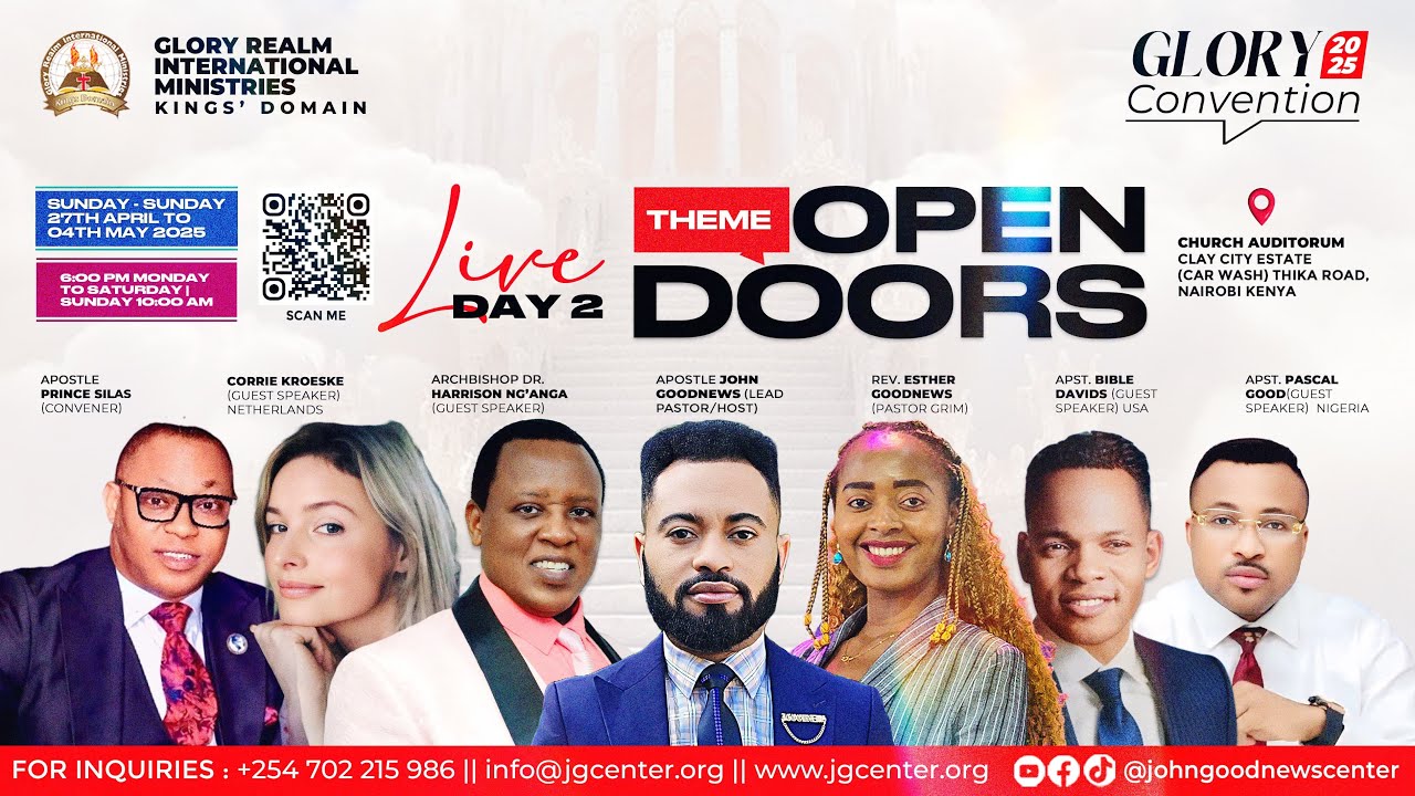 2025 GLORY CONVENTION DAY 2 || OPEN DOORS || APRIL 28 - YouTube