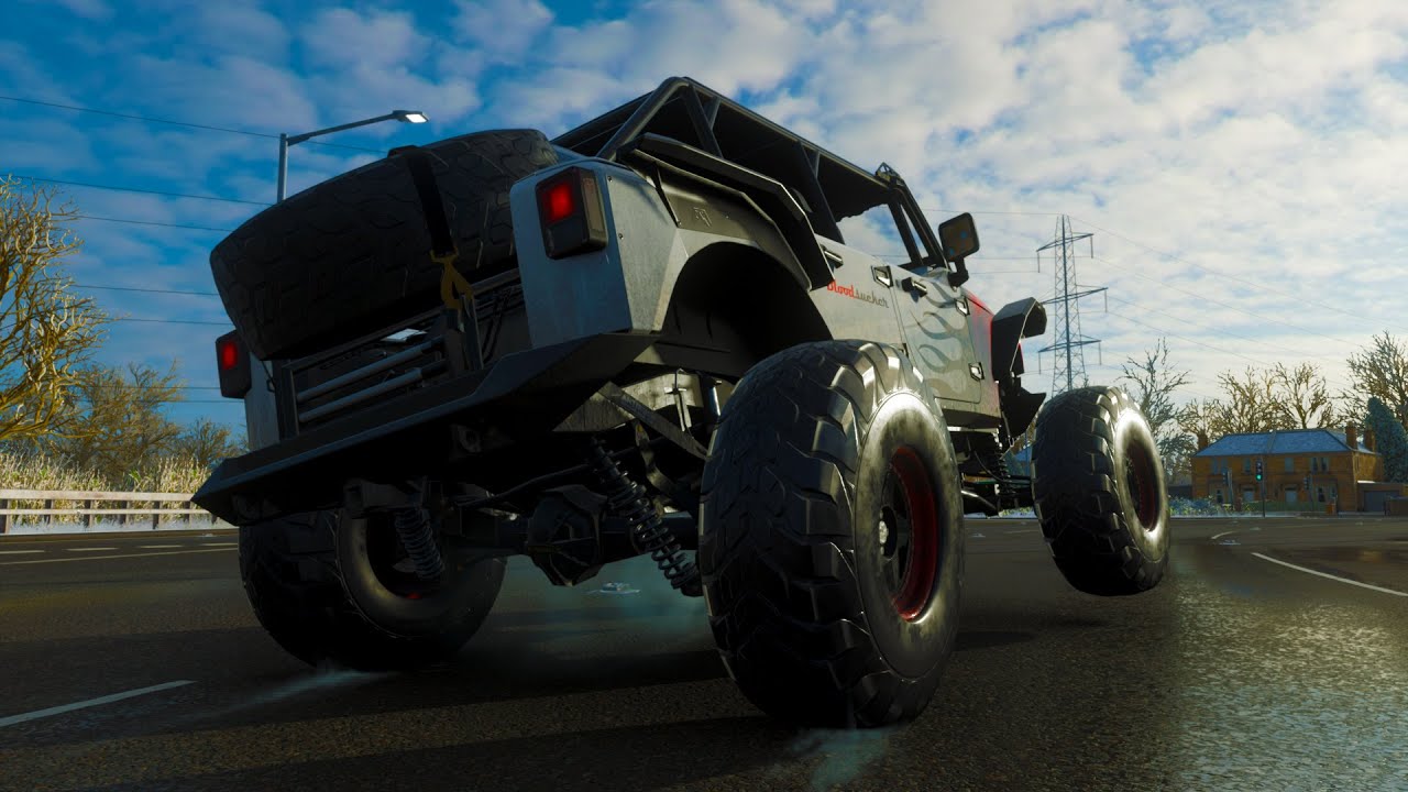 Jeep`u care merge pe 3 roti! - YouTube