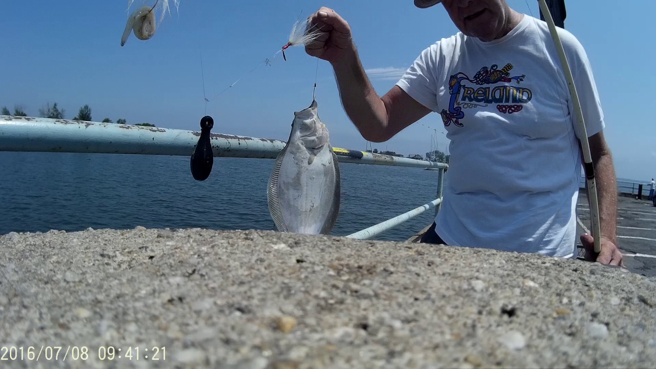 Fluke Catch and release Fluke Long Island Off The rail - YouTube