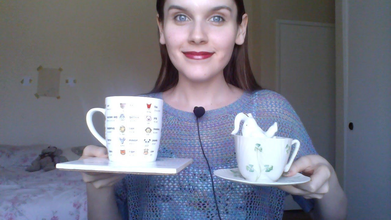 {ASMR} Tapping On & Scratching Porcelain / Ceramic {No Talking}. - YouTube