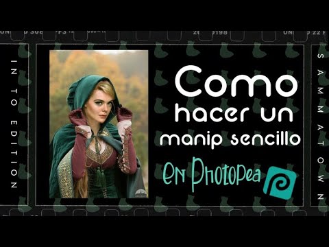 Cómo hacer un manip sencillo en Photopea | Wattpad Tutorial #5 - YouTube