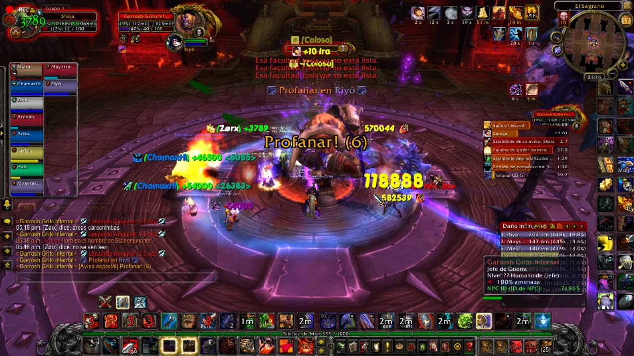 Garrosh heroico, Shára Tank. Mist of Pandaria - Firestorm - YouTube