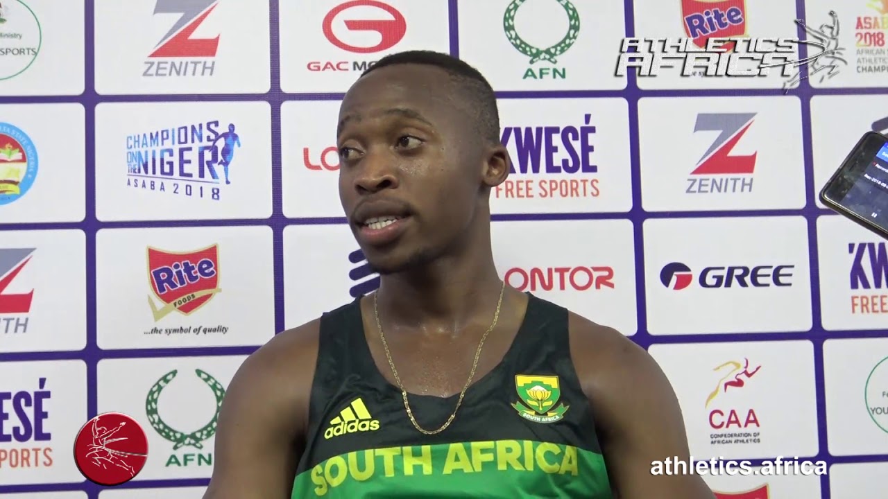 Interview - Thapelo Phora - Men's 400m Silver - Asaba 2018 African ...